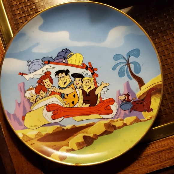 Franklin Mint | Accents | Franklin Mint Flintstone Plate 8kt Gold ...
